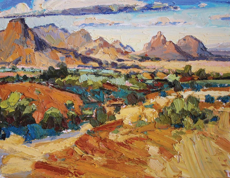 Brian Cote - Plein-Air Study, Desert Mountain at 1stDibs
