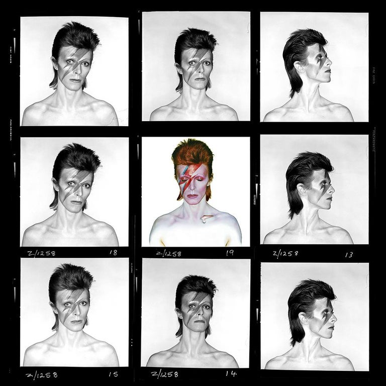 Brian Duffy - David Bowie Aladdin Sane Contact Sheet by Brian Duffy ...