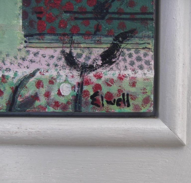 Brian Elwell - Gateway 4 - contemporary abstract landscape oil on board ...