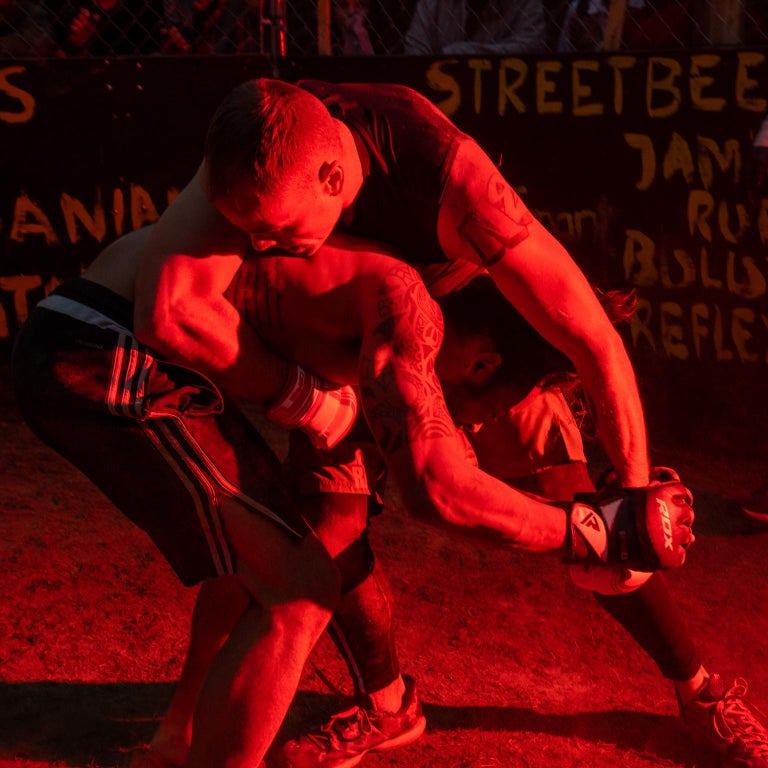 Brian Finke - Untitled (Backyard Fights) For Sale at 1stDibs