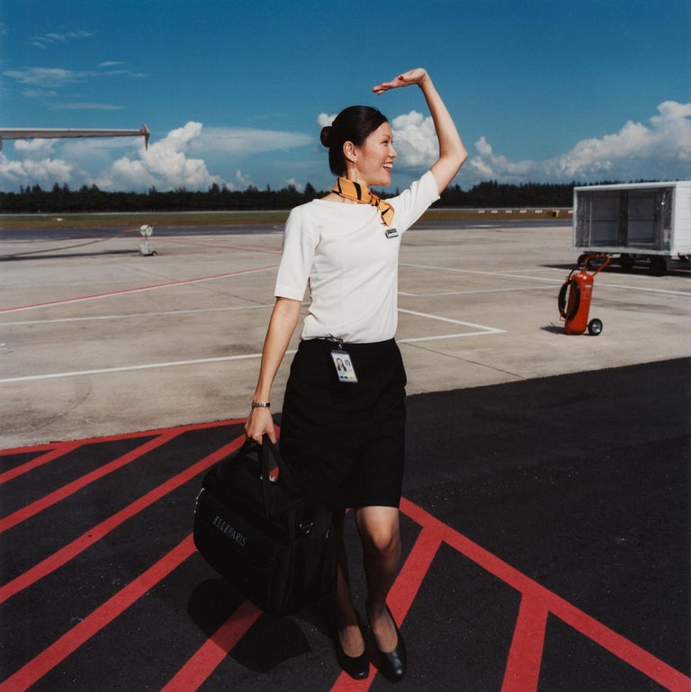 Brian Finke - Untitled (Kate, Tiger Airways) For Sale at 1stDibs
