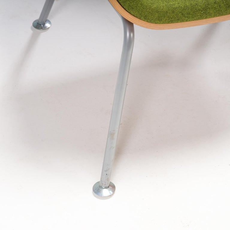 Brian Kane for Herman Miller Green Swoop Plywood Armchairs, Set of 2 ...
