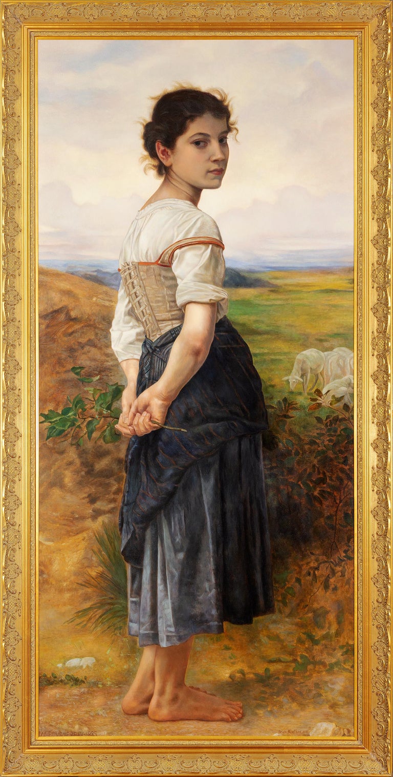 Brian Kuether - La jeune bergère (The Young Shepherdess), after the ...