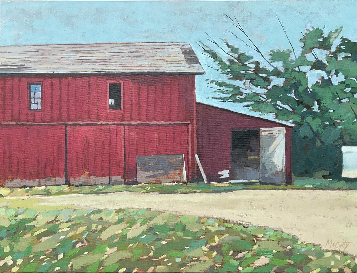 Brian McCarty - House in Fall, Oil Painting For Sale at 1stDibs
