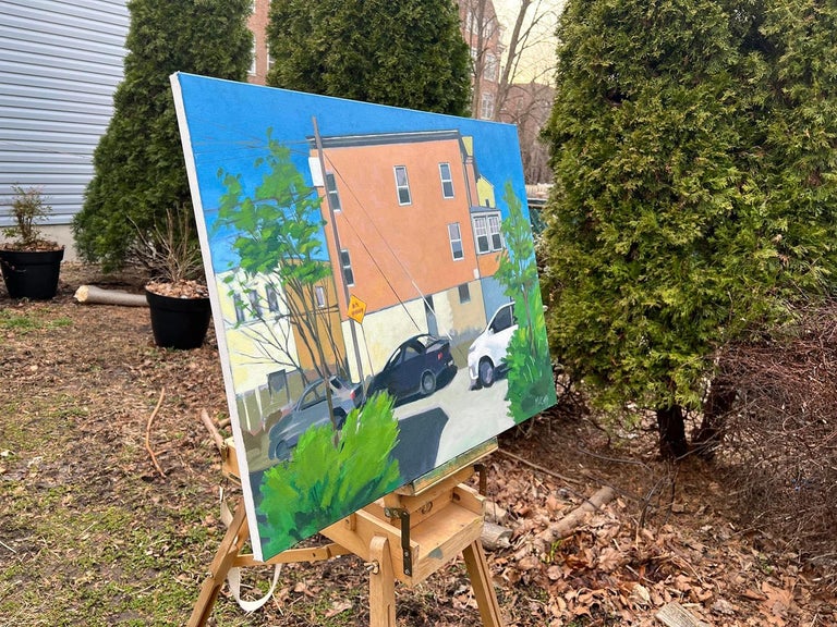 Brian McCarty - Side Street, Oil Painting For Sale at 1stDibs
