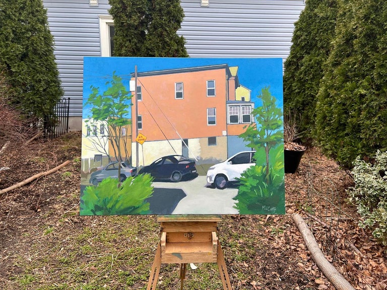 Brian McCarty - Side Street, Oil Painting For Sale at 1stDibs
