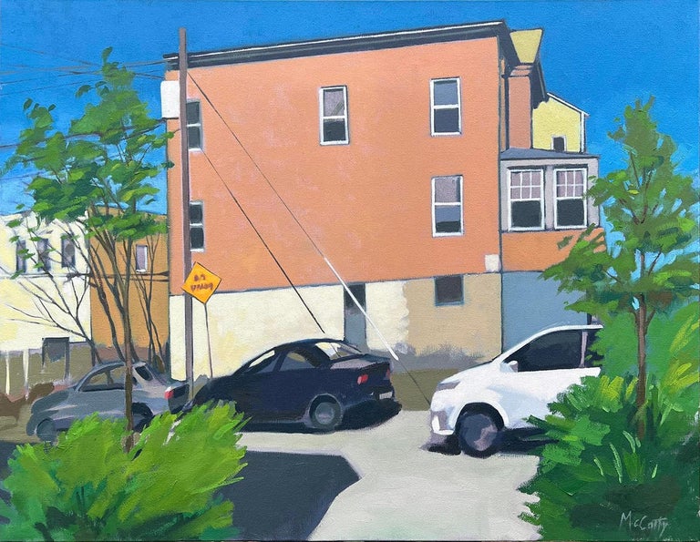 Brian McCarty - Side Street, Oil Painting For Sale at 1stDibs