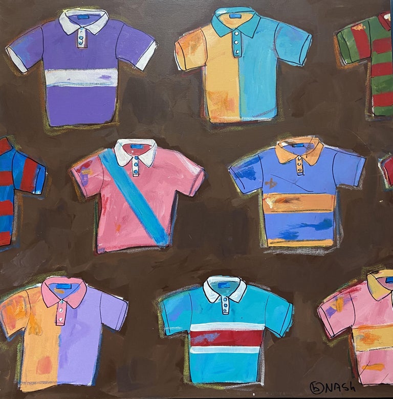 Brian Nash - "A Polo for Every Occasion", Painting, Acrylic on Canvas ...
