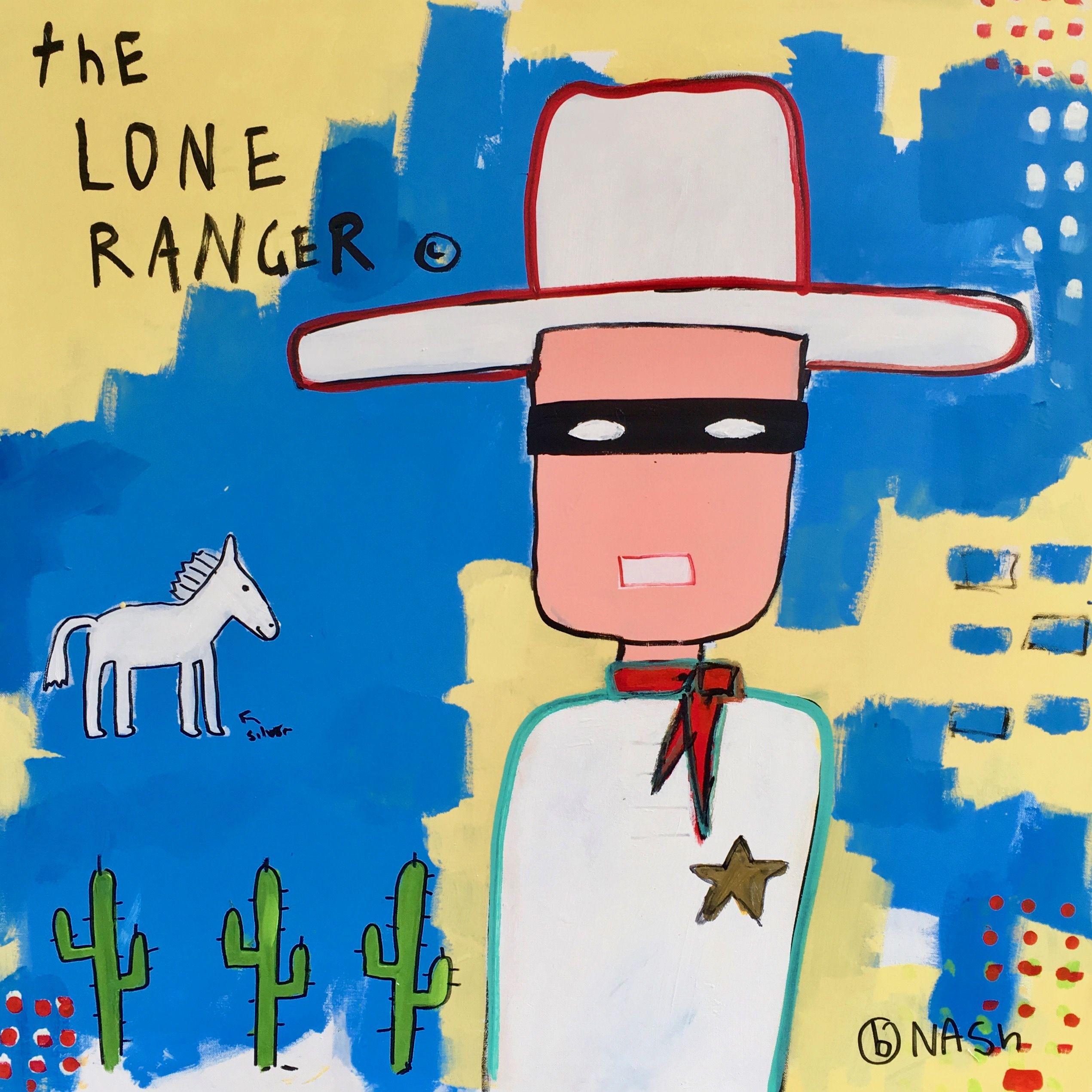 Brian Nash - The Lone Ranger, Painting, Acrylic on Canvas For Sale at ...