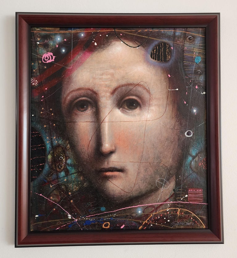 Brian Sanchez - What is Behind, Oil, Mixed Media, Hyperrealism, Modern ...