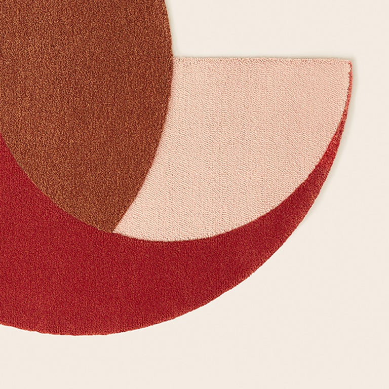Brick Nesso Uno Free Rug by Seraina Lareida For Sale at 1stDibs