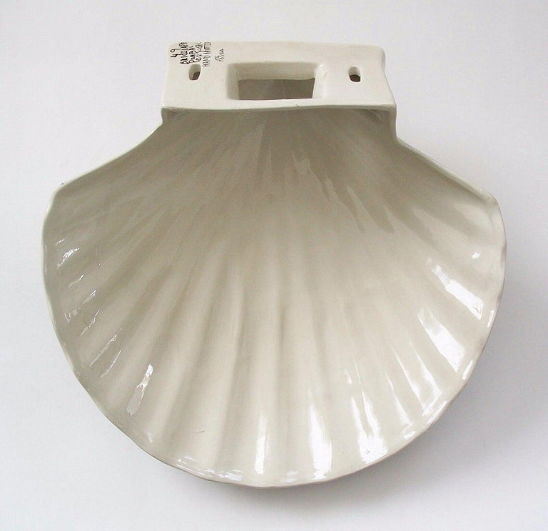 Bricolarte, Majolica Shell Form Wall Decoration, Portugal, Mid 20th ...