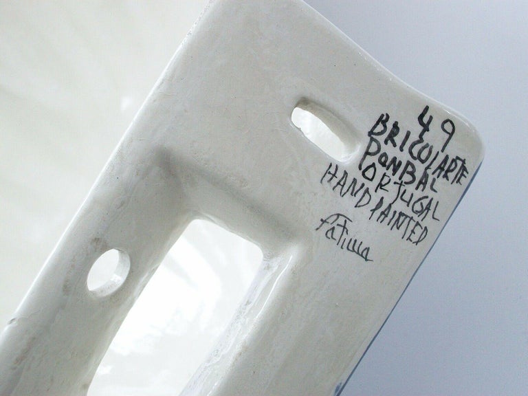 Bricolarte, Majolica Shell Form Wall Decoration, Portugal, Mid 20th ...