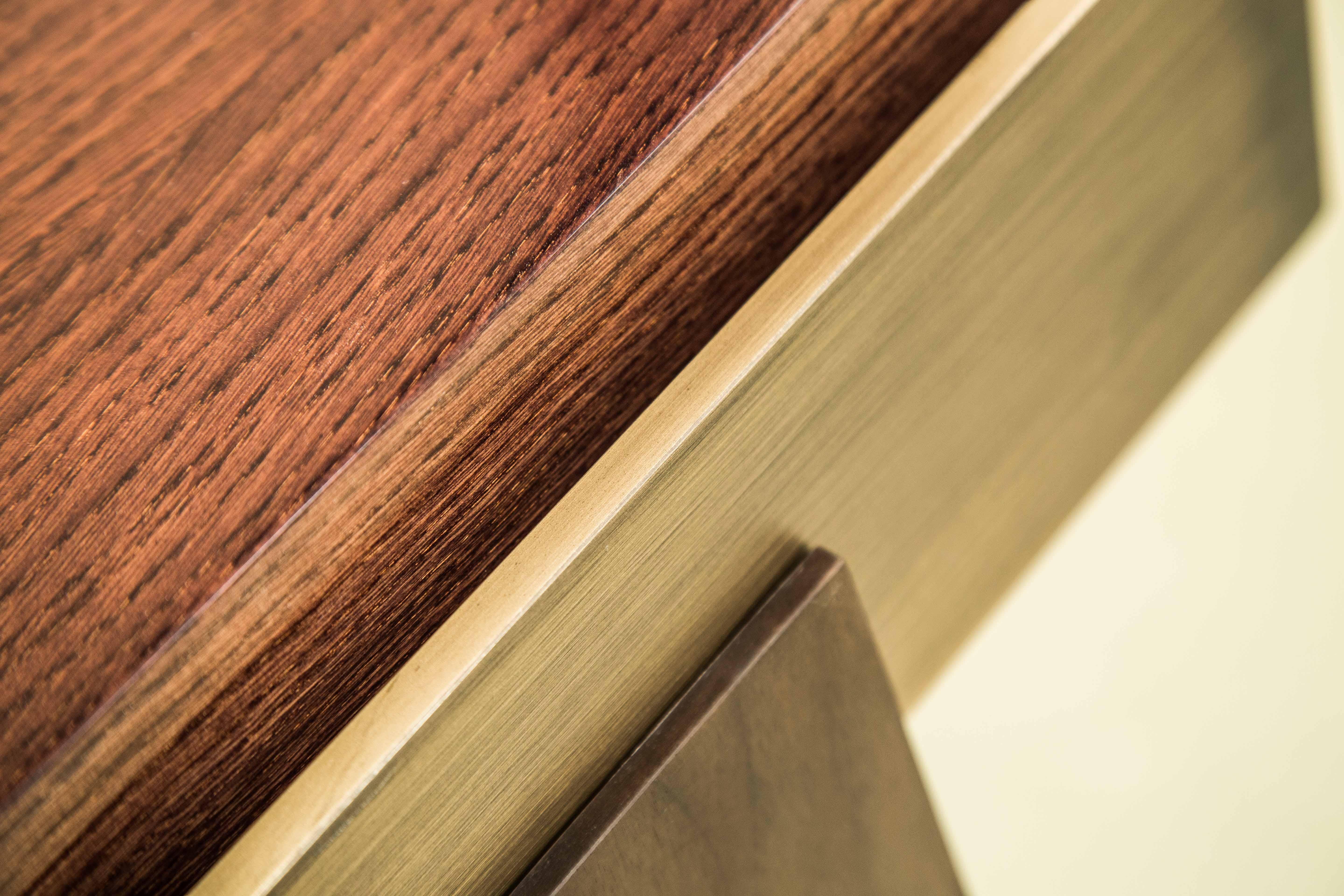 Bridge Console - High Gloss Timber For Sale at 1stDibs