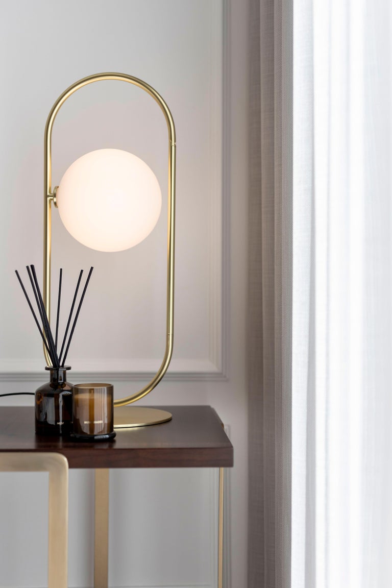 Modern Bridge Side Table made with wood and brass, Handmade by Stylish ...