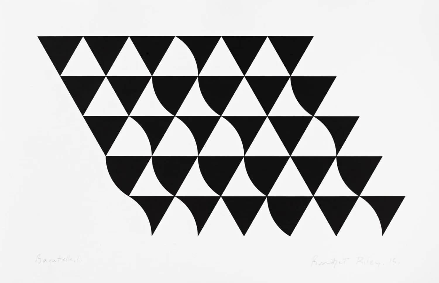 Bridget Riley Print - 95 For Sale on 1stDibs
