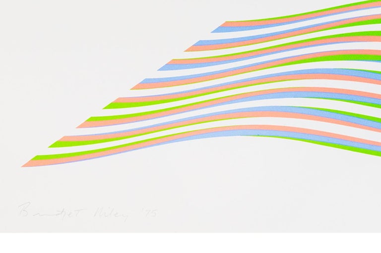 Bridget Riley - Bridget Riley, Untiled [Wave], Screenprint , signed ...