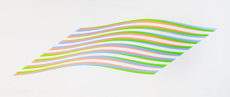 Bridget Riley - Bridget Riley, Untiled [Wave], Screenprint , signed ...