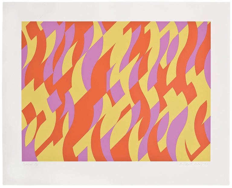 Bridget Riley - Carnival -- Screen Print, Abstract, Op Art by Bridget ...