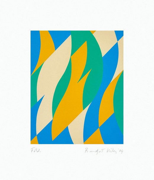 Bridget Riley - One Small Step -- Screenprint, Abstract Art, Op Art by ...