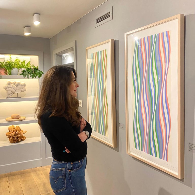 Bridget Riley - Green Dominance For Sale at 1stDibs