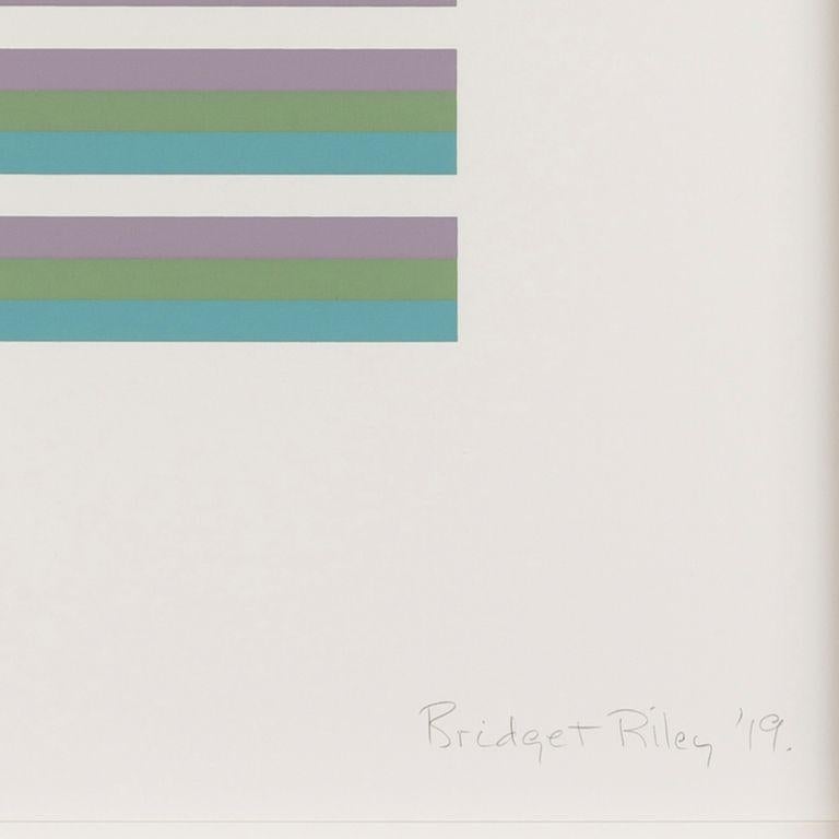 Bridget Riley - Intervals 1 -- Screen Print, Stripes, Patterns, Op Art ...