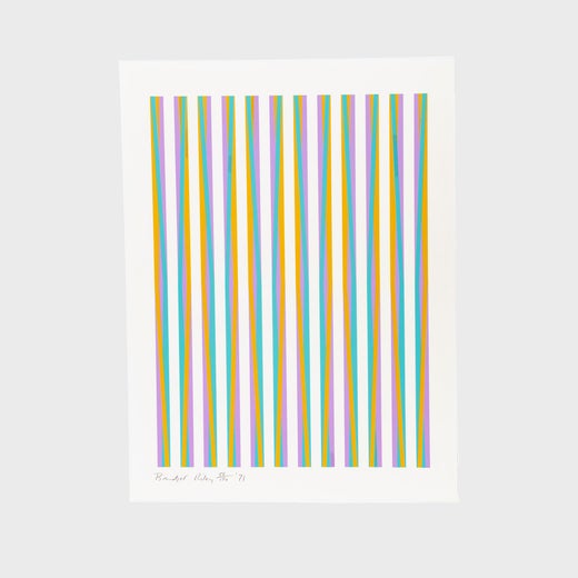 Bridget Riley - Frieze -- Screen Print, Abstract, Op Art by Bridget ...
