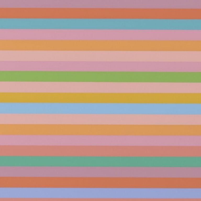 Bridget Riley - Rose Horizontal -- Screen Print, Stripes, Patterns, Op ...