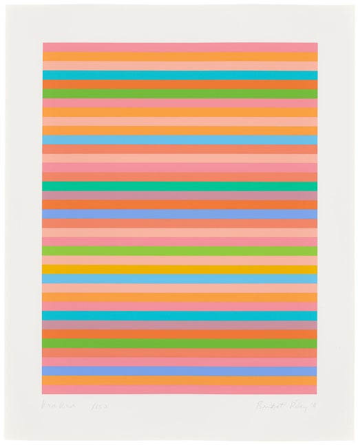 Bridget Riley - Firebird -- Screen Print, Abstract, Op Art by Bridget ...