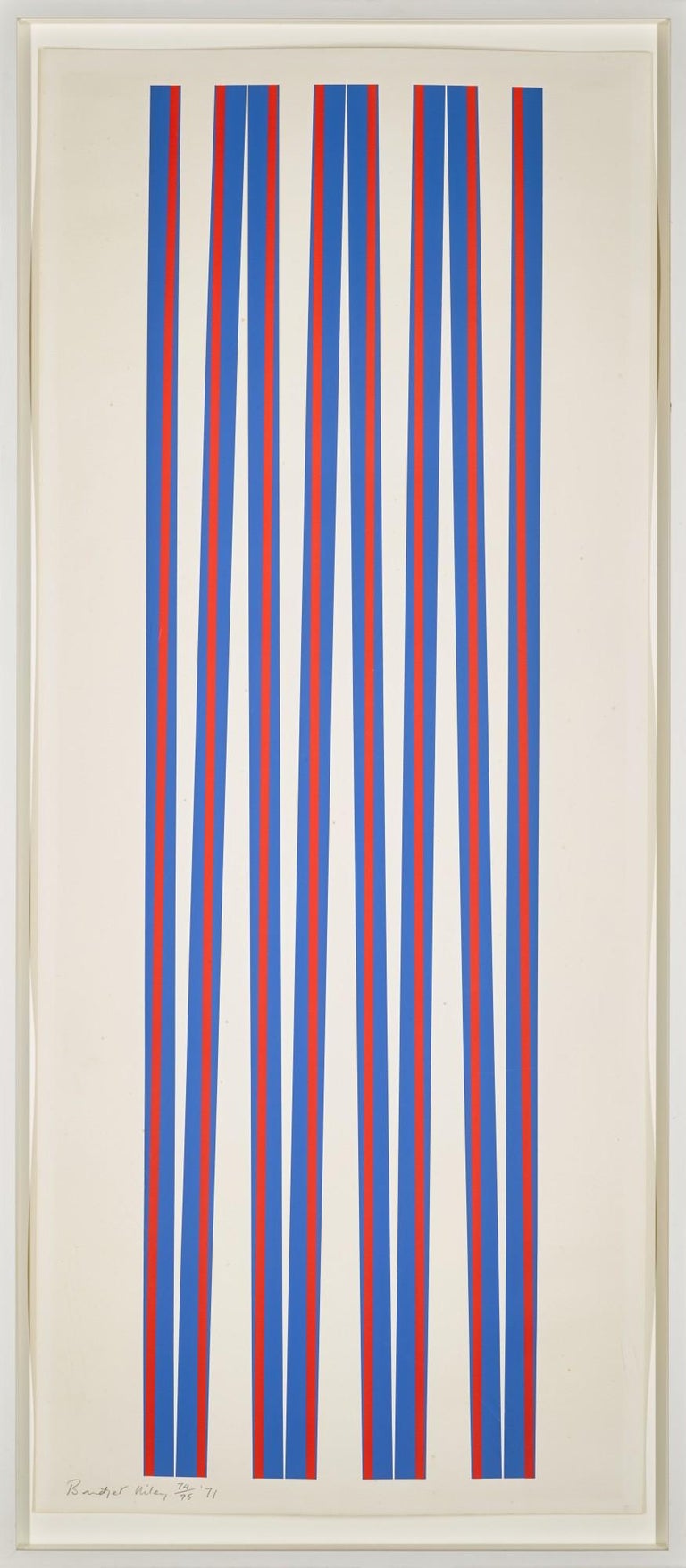 Bridget Riley - Untitled Elongated Triangle 1 (s.10) at 1stDibs