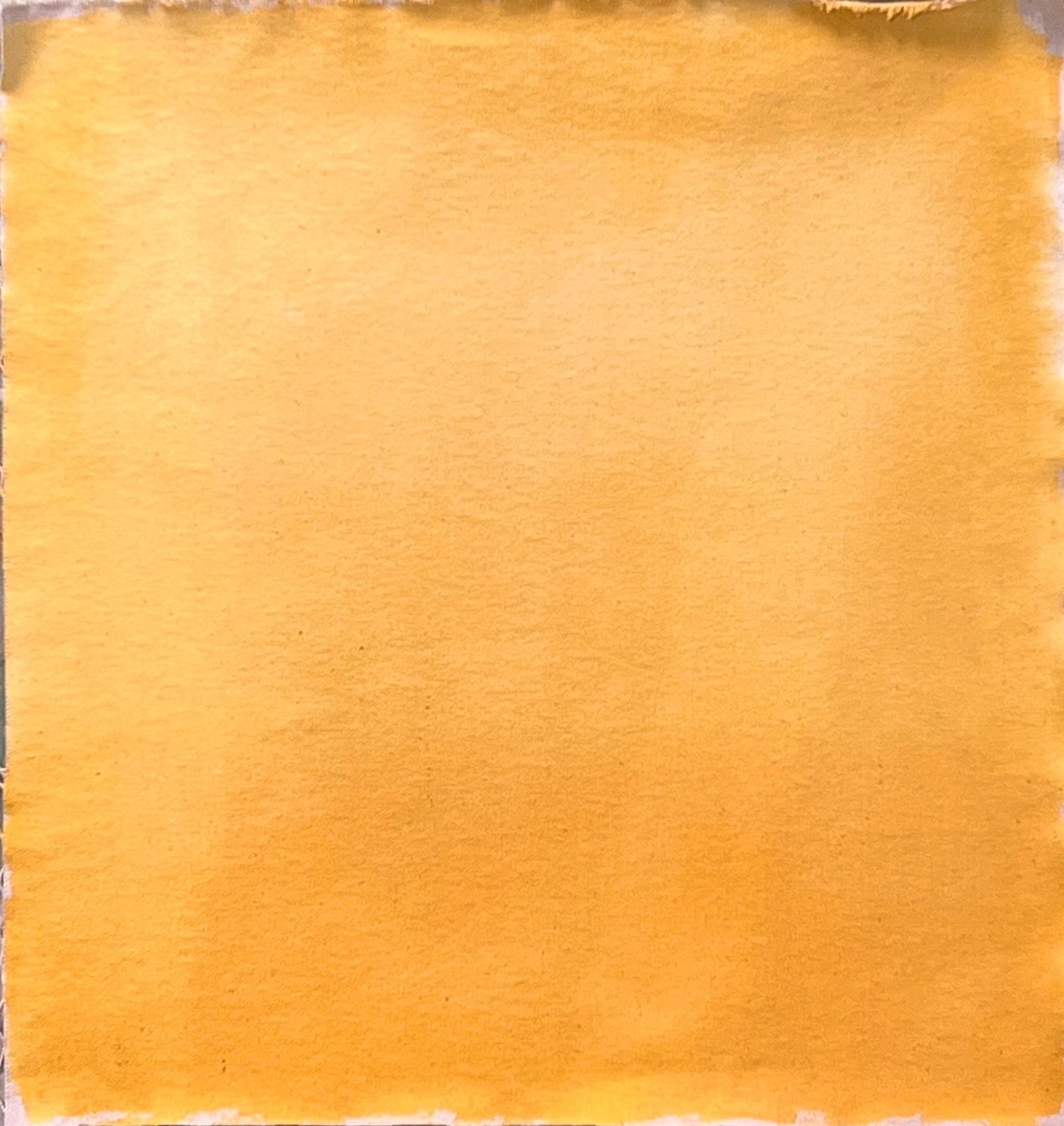 Bridgette Duran - Canary Yellow Colorfield Abstract Painting For Sale ...