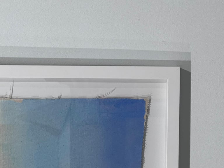 Bridgette Duran - Color Field Light Blue Gradient Painting For Sale at ...