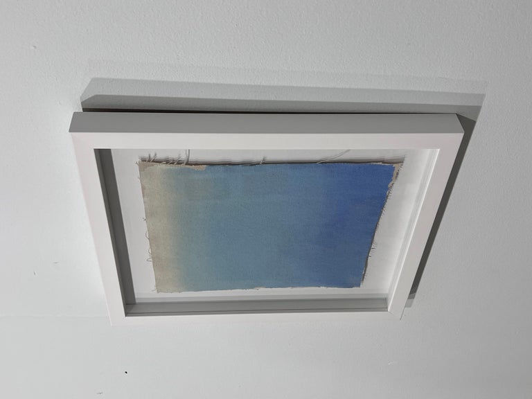 Bridgette Duran - Color Field Light Blue Gradient Painting For Sale at ...