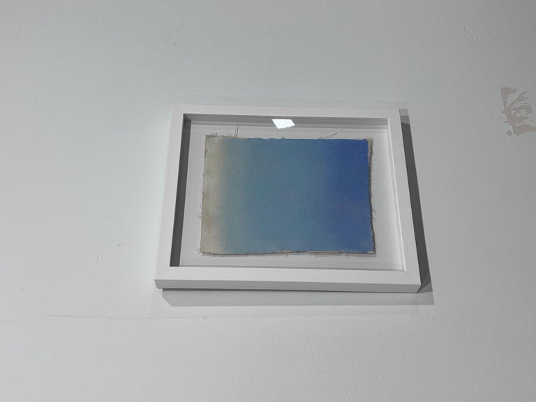 Bridgette Duran - Color Field Light Blue Gradient Painting For Sale at ...