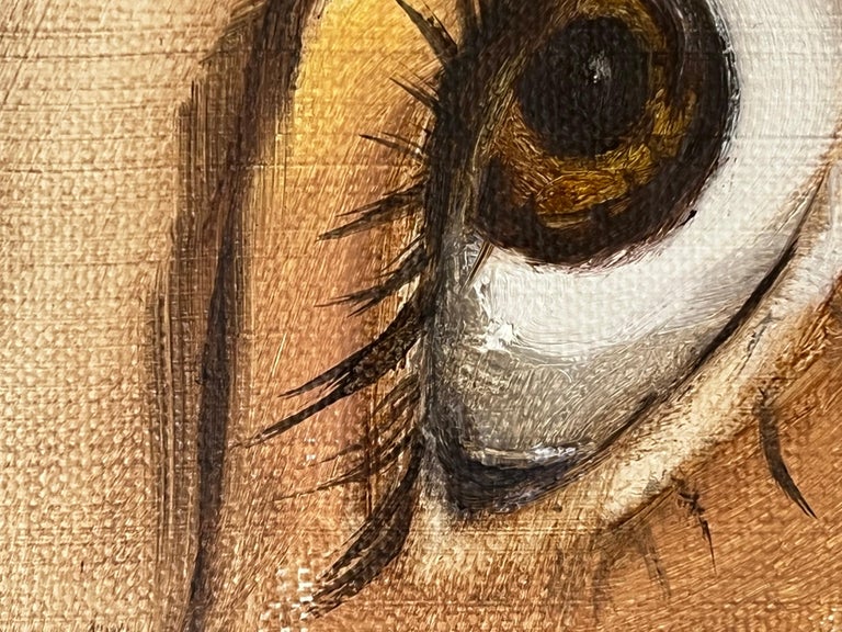 Bridgette Duran - Oil Painting, portrait, eye, face, realistic ...