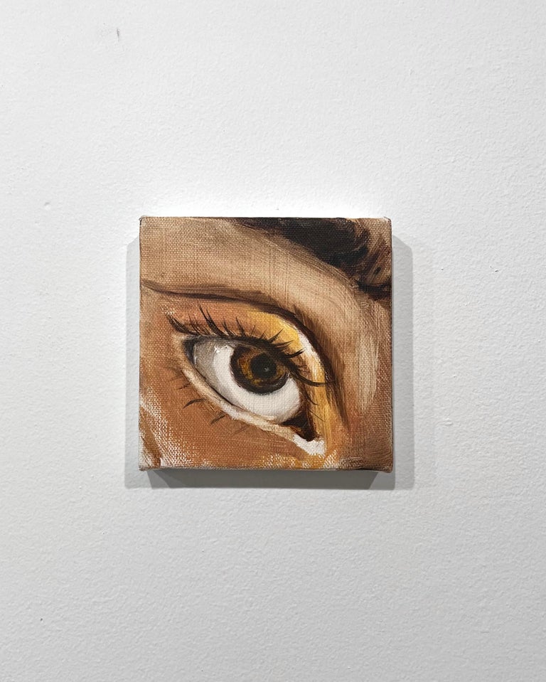 Bridgette Duran - Oil Painting, portrait, eye, face, realistic ...