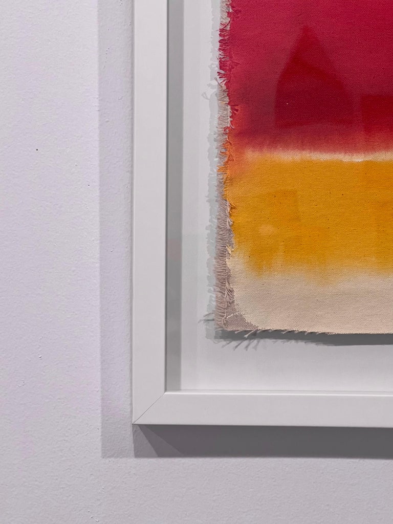 Bridgette Duran - Red and Yellow Abstract Geometric Color Field ...