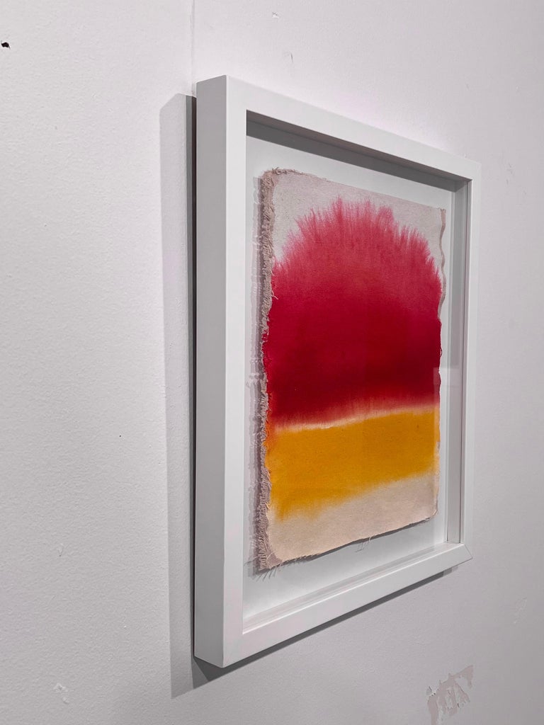 Bridgette Duran - Red and Yellow Abstract Geometric Color Field ...