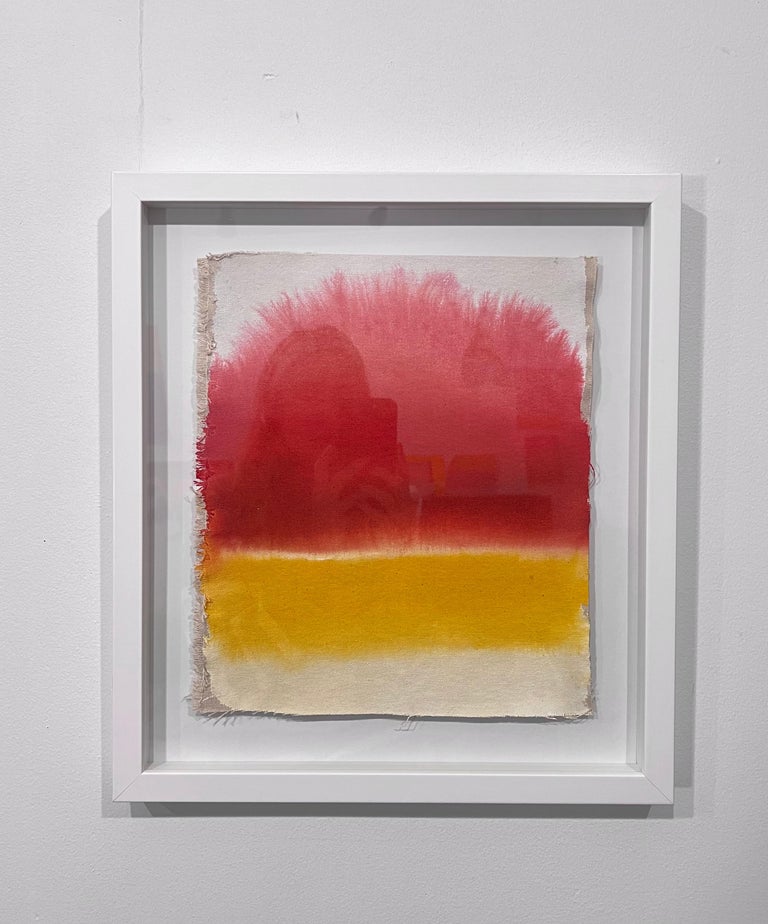 Bridgette Duran - Red and Yellow Abstract Geometric Color Field ...