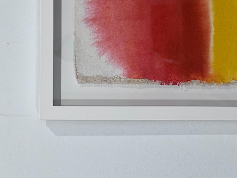 Bridgette Duran - Red and Yellow Abstract Geometric Color Field ...