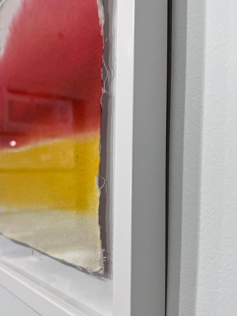 Bridgette Duran - Red and Yellow Abstract Geometric Color Field ...