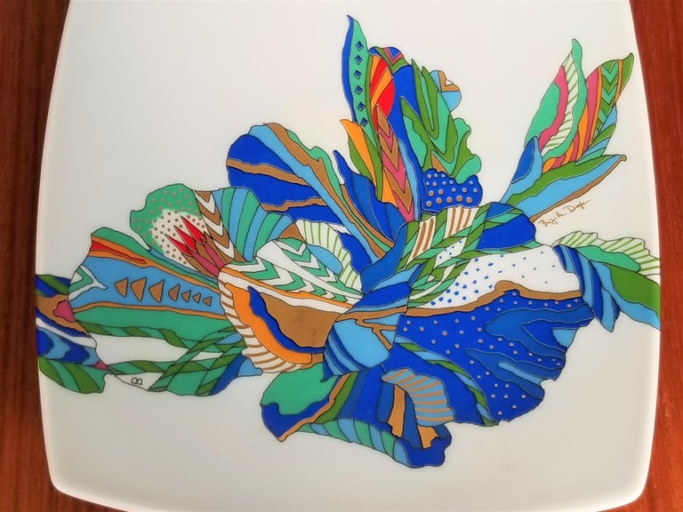 Brigette Deoge for Rosenthal, Germany Mid Century Serving Dish or Plate ...