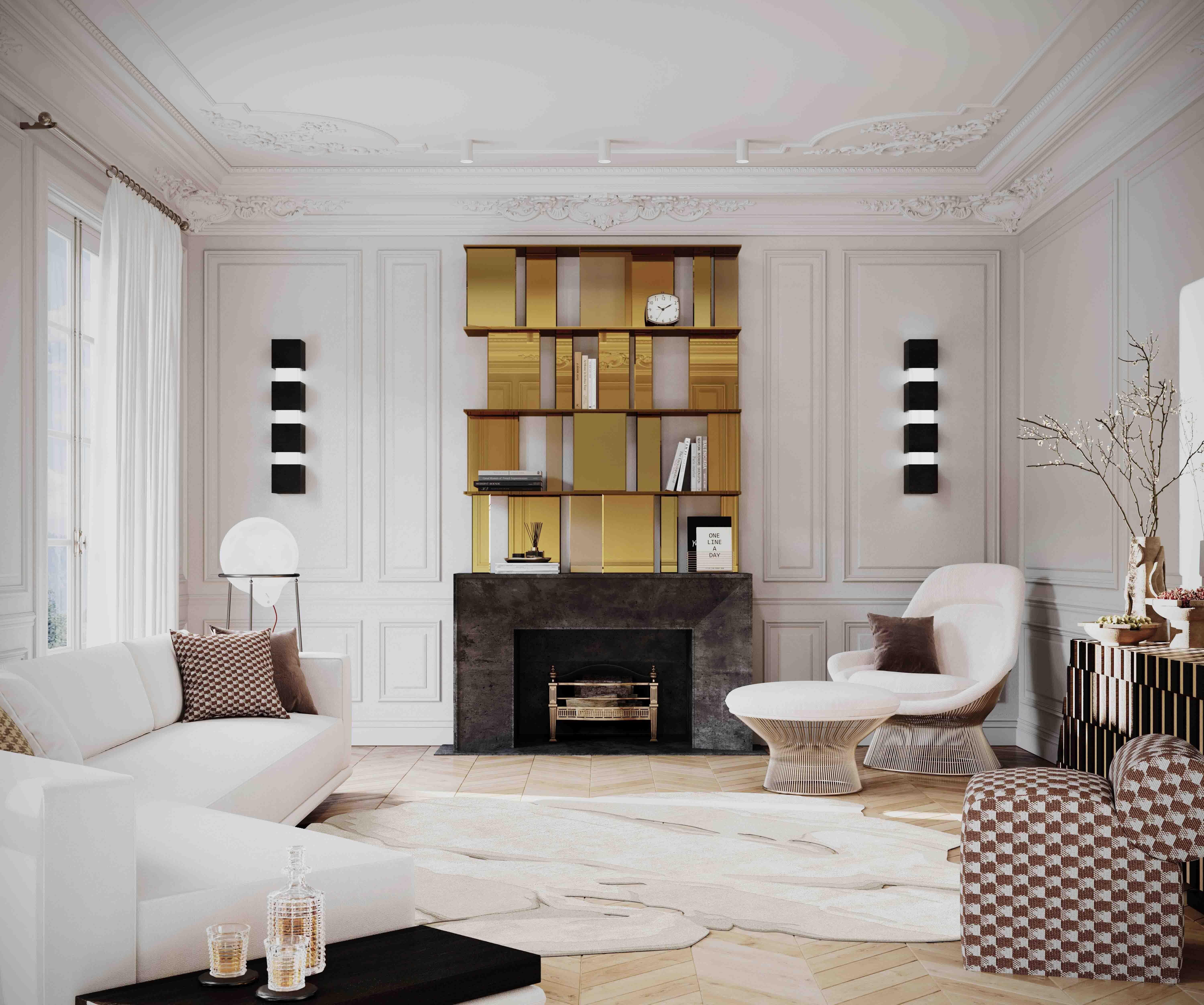 Contemporary Italian White Rug Irregular Unusual Abstract Shape ...