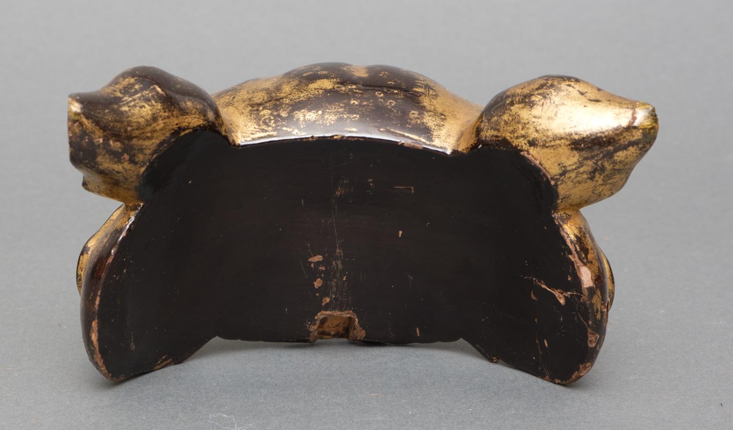 Japanese Red Lacquer 18th Century Zunari'kabuto with Gilded 'Lion Mask ...