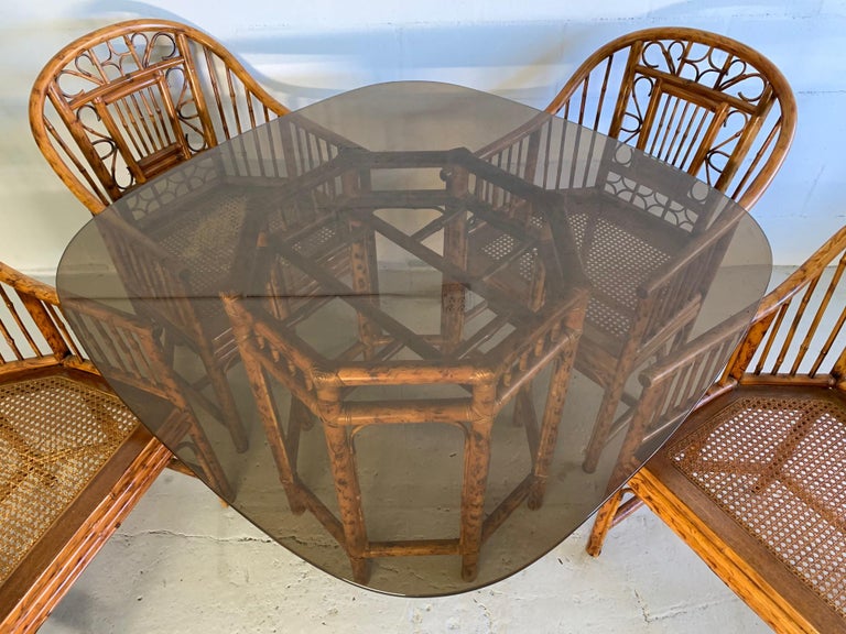 Brighton Pavilion Rattan Dining Set 4 Chairs and Table at 1stDibs ...