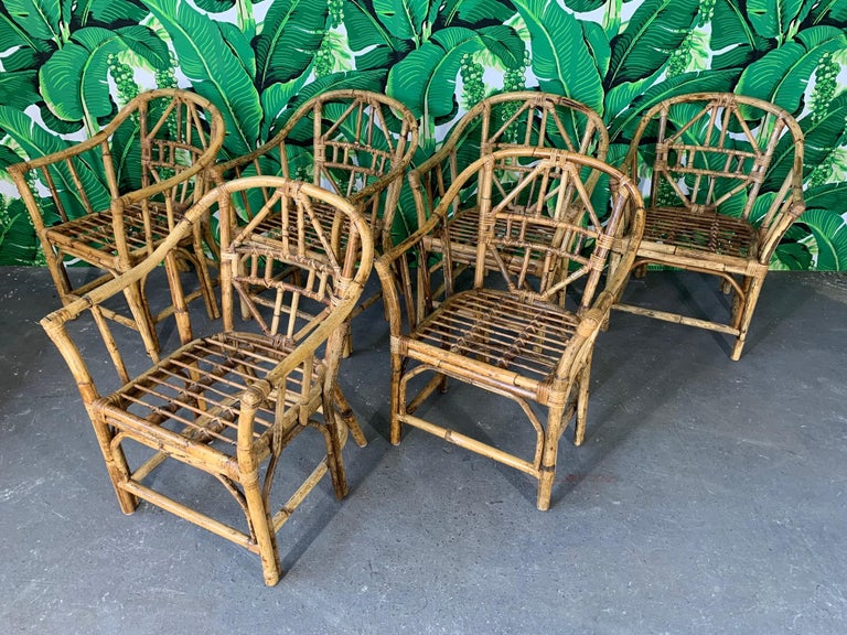 Brighton Pavilion Style Dining Chairs - Set of 6 at 1stDibs