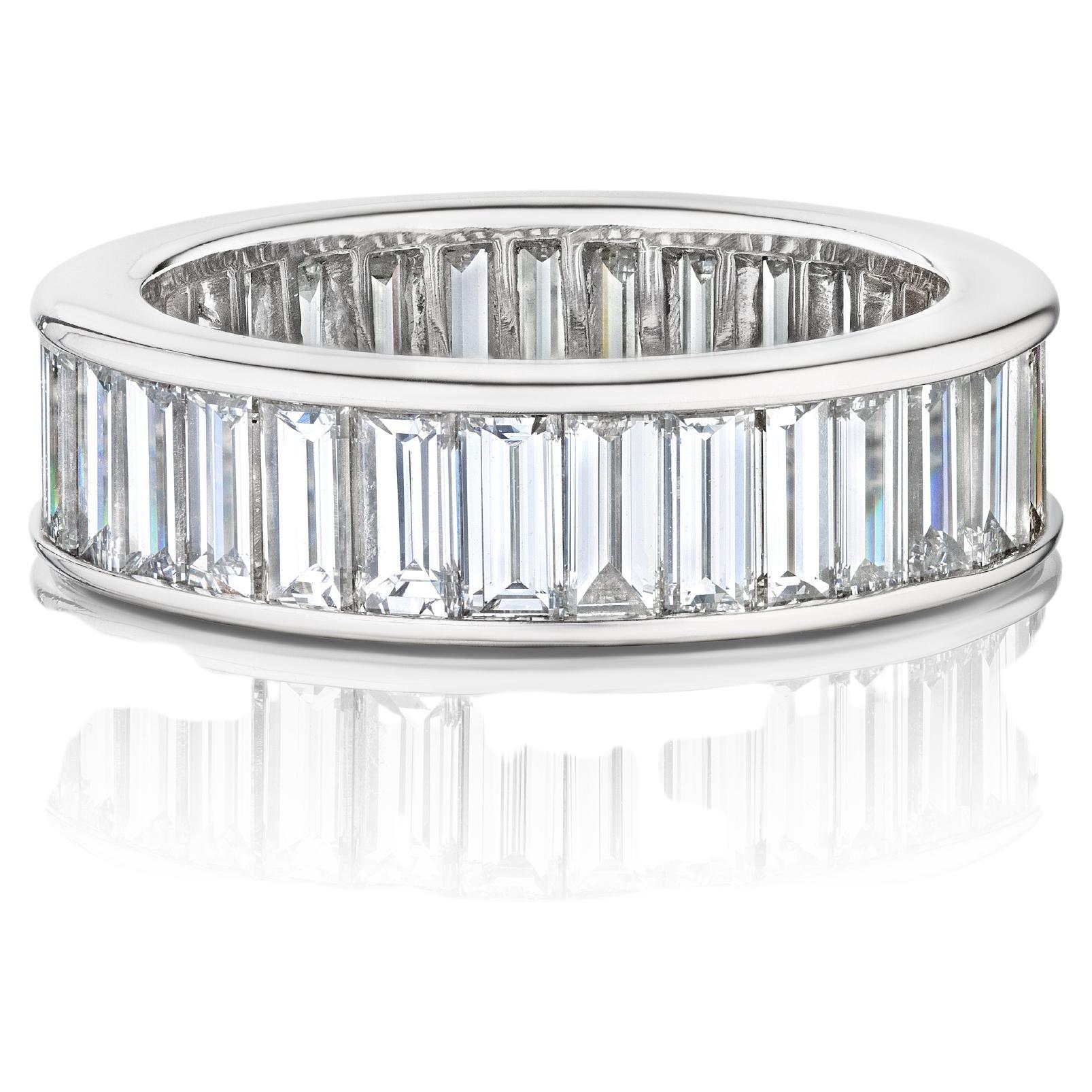 Baguette Diamond Eternity Band For Sale at 1stDibs