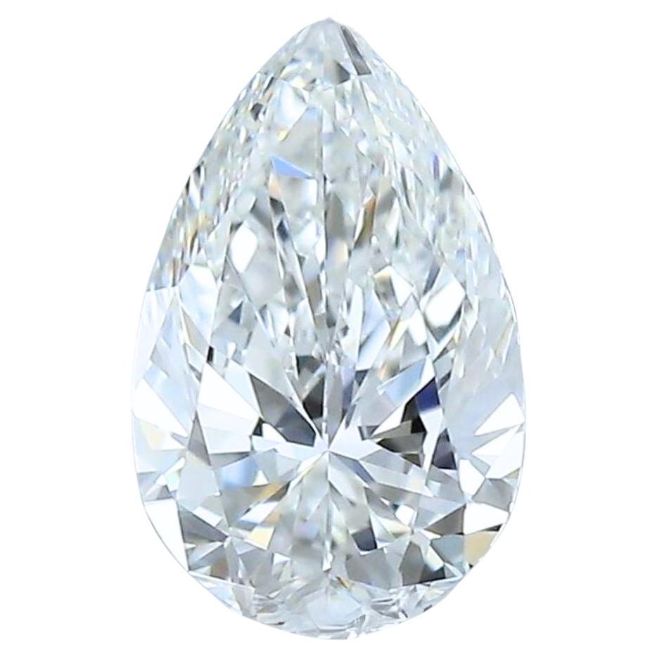 Brilliant 0.55ct Double Excellent Ideal Cut Pear-Shaped Diamond - GIA ...