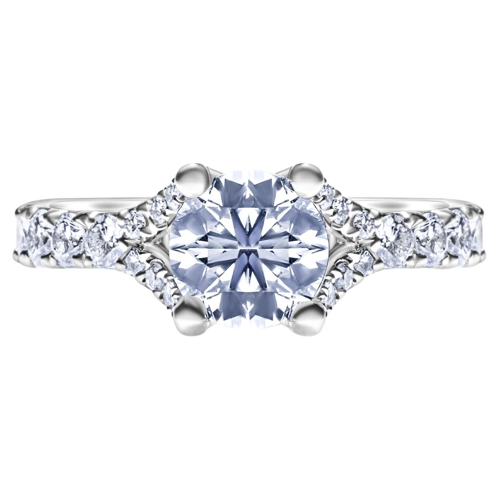 Round Brilliant Diamond Pave Handcuffs at 1stDibs