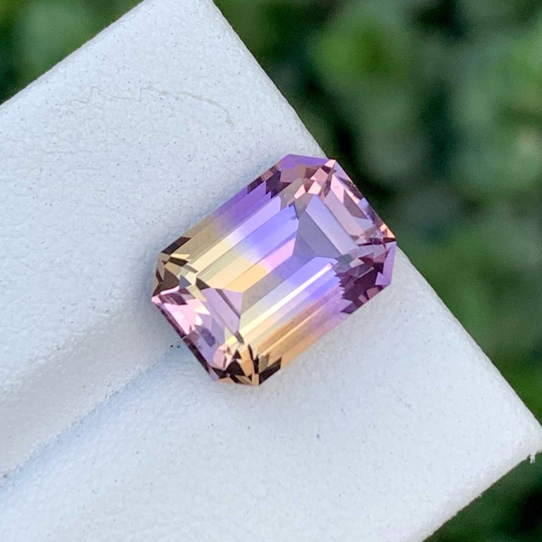 Brilliant Cut Natural Ametrine Gemstone 5.40 Carats Ametrine Ring ...